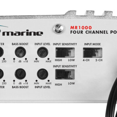 Amplificador de som Boss 1000W MR1000 4 canais - R4Nautic